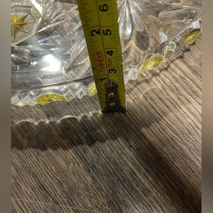 Vintage | Kitchen | Vintage Crystal Serving Hostess Tray Dish With ...